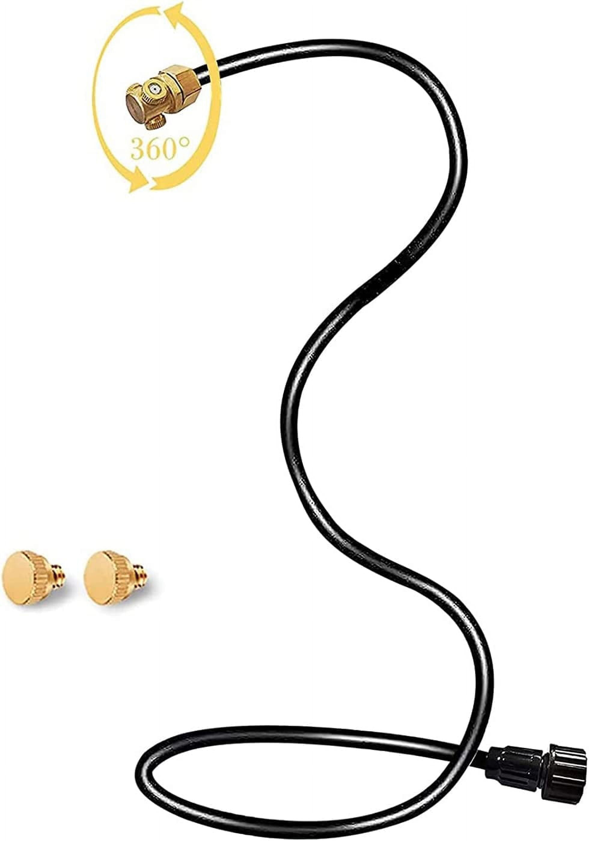 Mister Stand for Outside Patio, 6.5Ft 3 Spray Nozzles Outdoor Misting ...