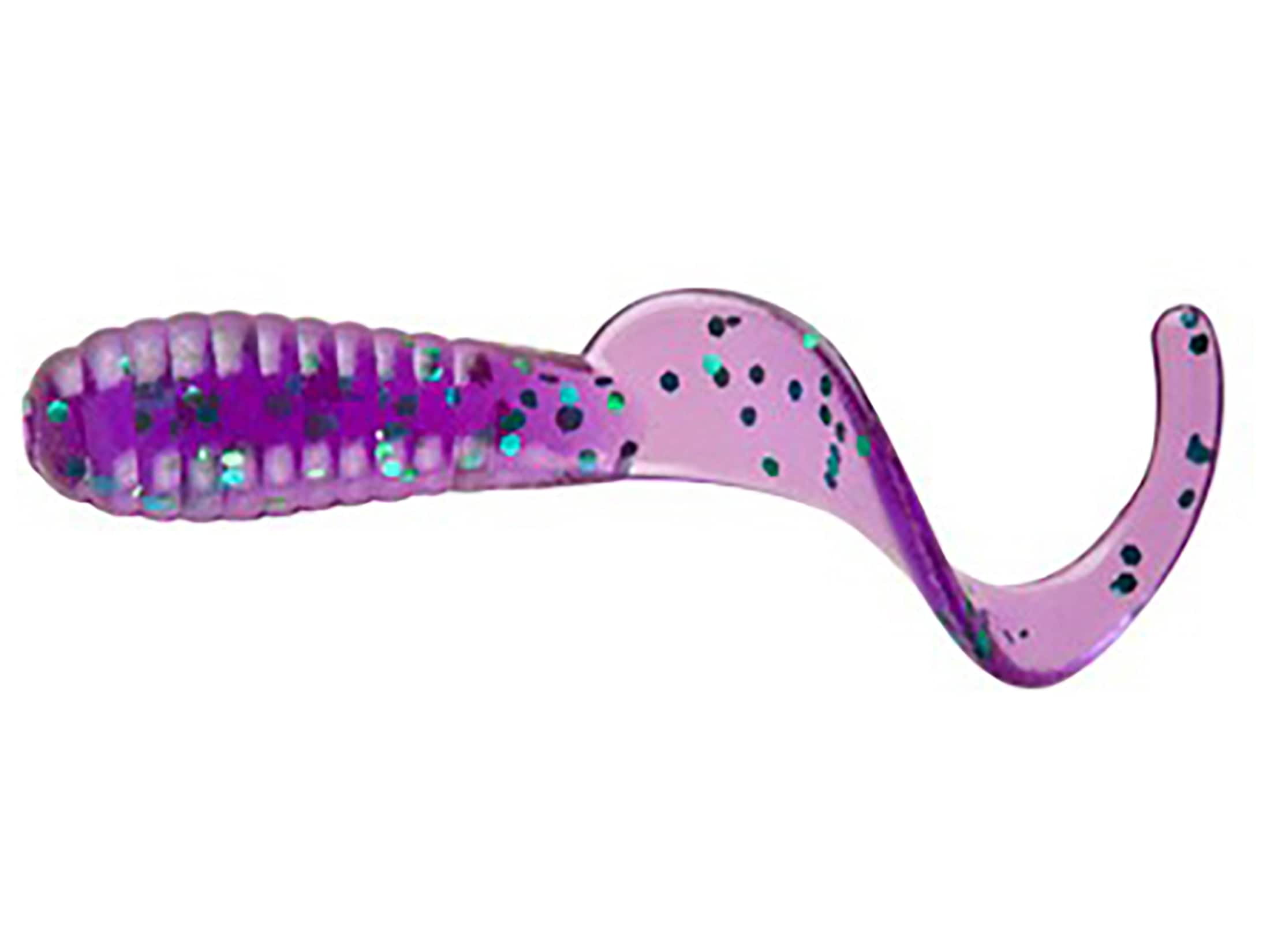 Mister Twister Lil' Bit Curly Tail 1" Grub Junebug Pearl 20PK - Walmart.com