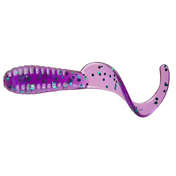 Mister Twister Lil' Bit Curly Tail 1" Grub Junebug Pearl 20PK - Walmart.com