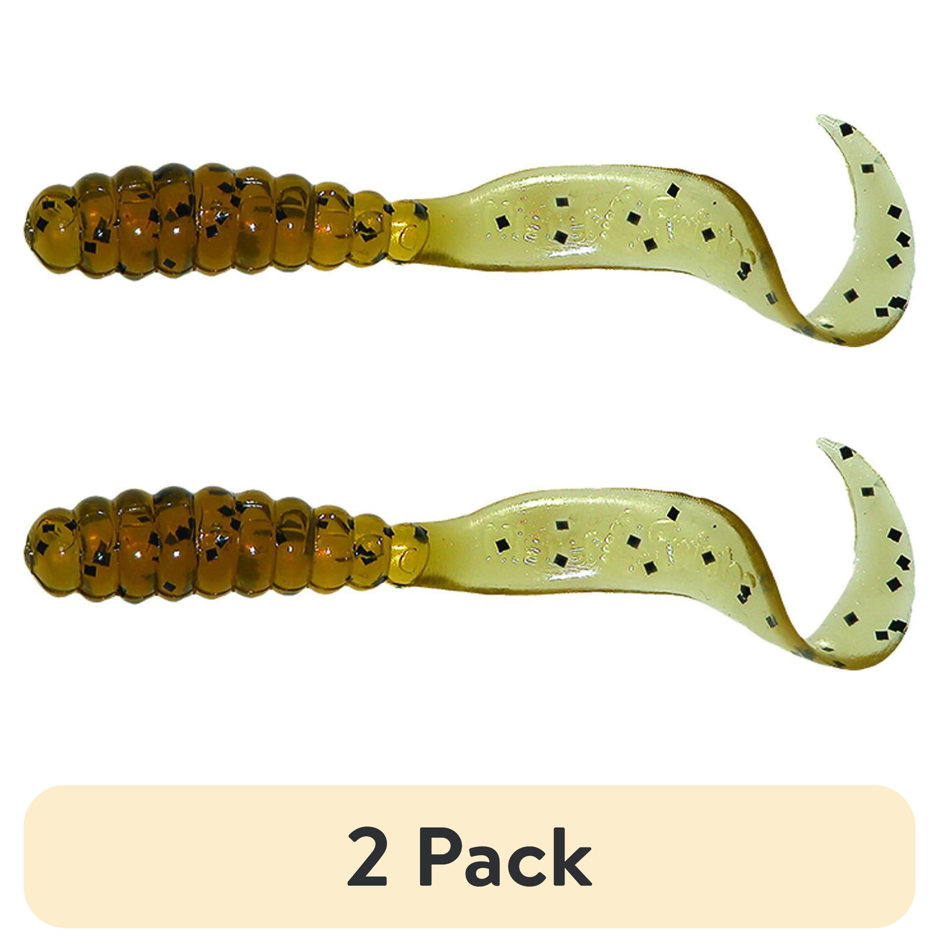 (2 pack) Mister Twister Meany 3" Soft Plastic Curly Tail Fishing Lures ...