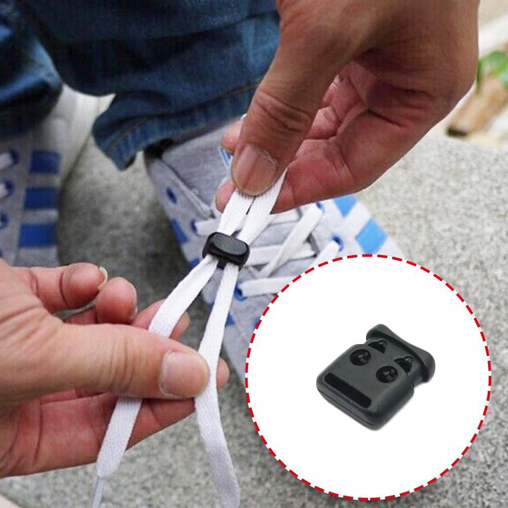 Misterolina 10X Shoe Lace Shoelace Buckle Rope Clamp Cord Lock Stopper ...