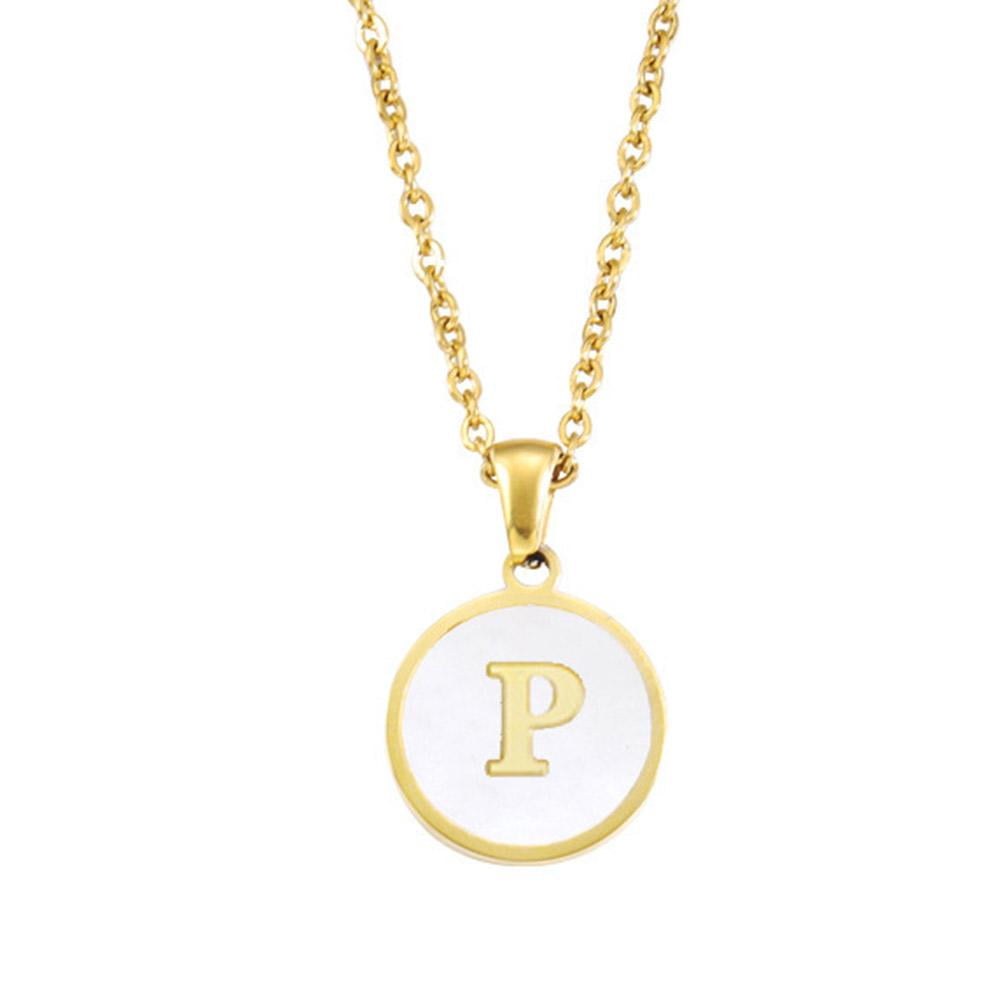 Misterolina 1xMetal AZ 26 English Letters Alphabet Initials Pendant Men ...