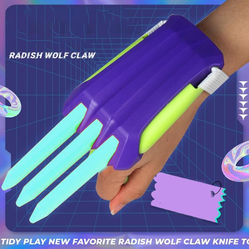 Misterolina 3D Radish Wolf Claw Cutter Plastic Fidget Sensory Toy 2024 ...