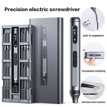 Mini Electric Screwdriver,68 in 1 Electric Precision Screwdriver Set ...