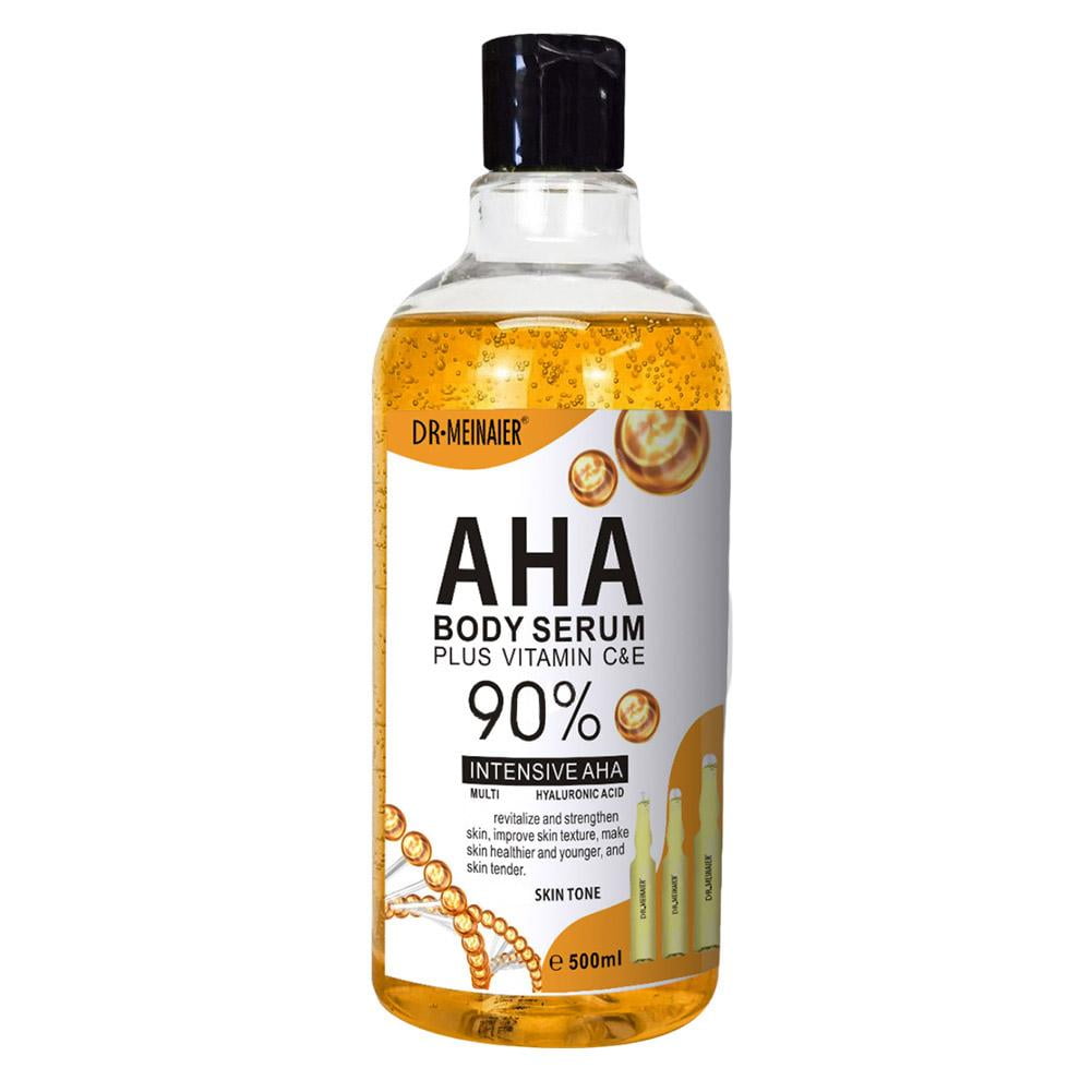 Misterolina 500ml AHA Body Solution Plus Vitamin C&E 90%-Intensive Brighten Skin Tone - Walmart.com