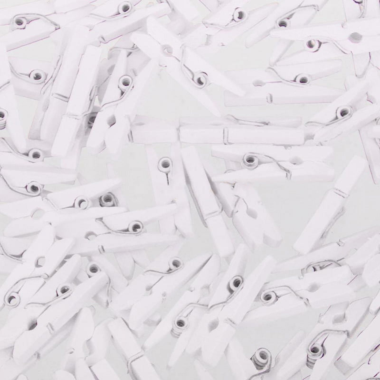 Misterolina 50X Mini White Wooden DIY Handmake Po Paper Peg ...