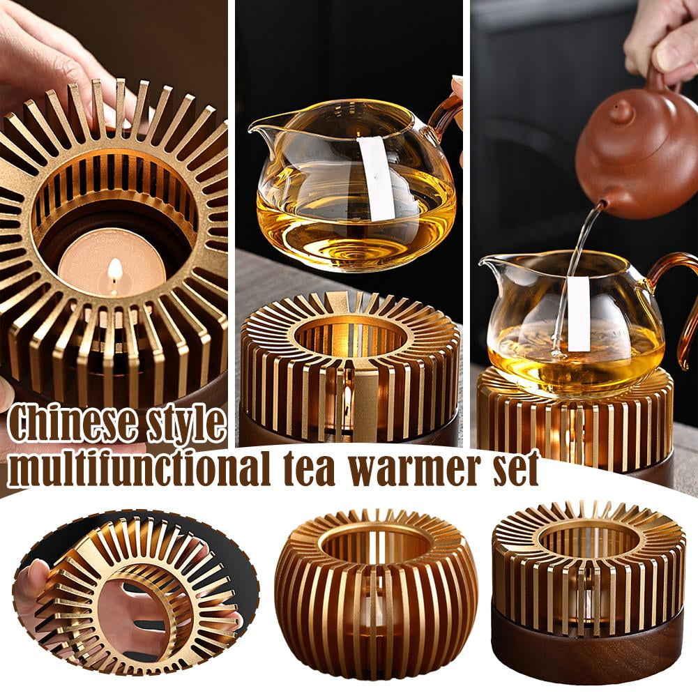 Misterolina Aromatherapy Diffuser, 2 in 1 Wood Metal Candle Cooking ...