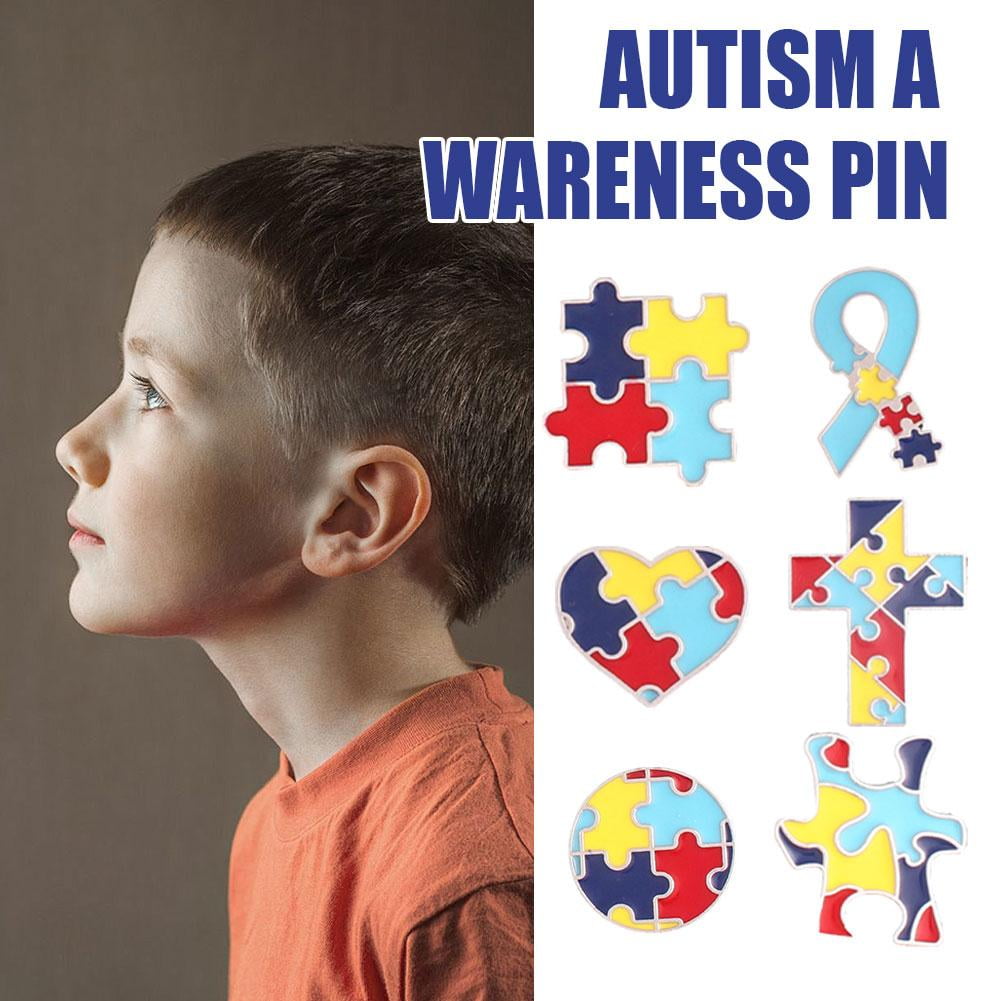 Misterolina Autism Pin Autism Awareness Shirt PinRainbow Enamel Lapel ...