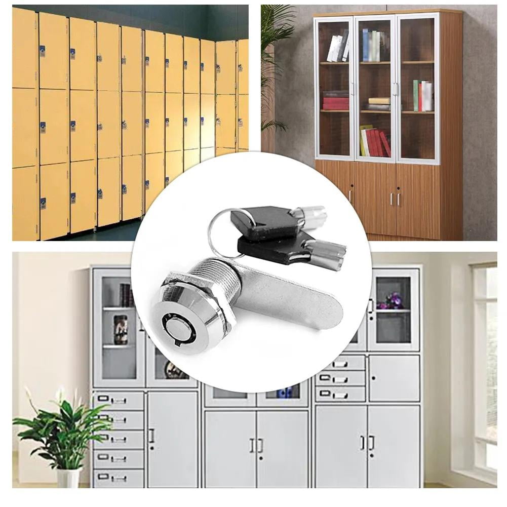 Misterolina Black Toolbox Lock with Keys Cabinet Locks Keyed Alike Hook ...