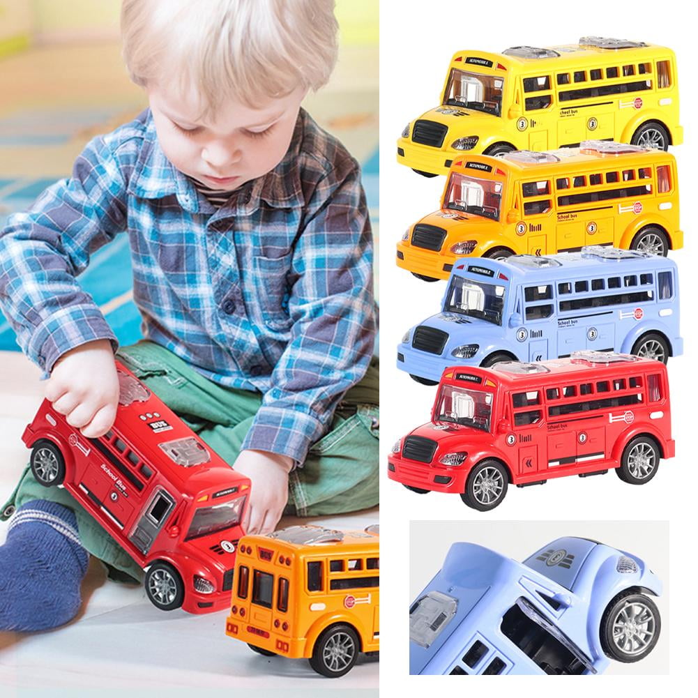 Misterolina Bus Toy Opening Door School Bus Model Birthday Gift for ...