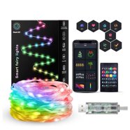 6.6ft Smart LED Strip Light Kit Trimmable Dimmable RGB Flexible Color ...