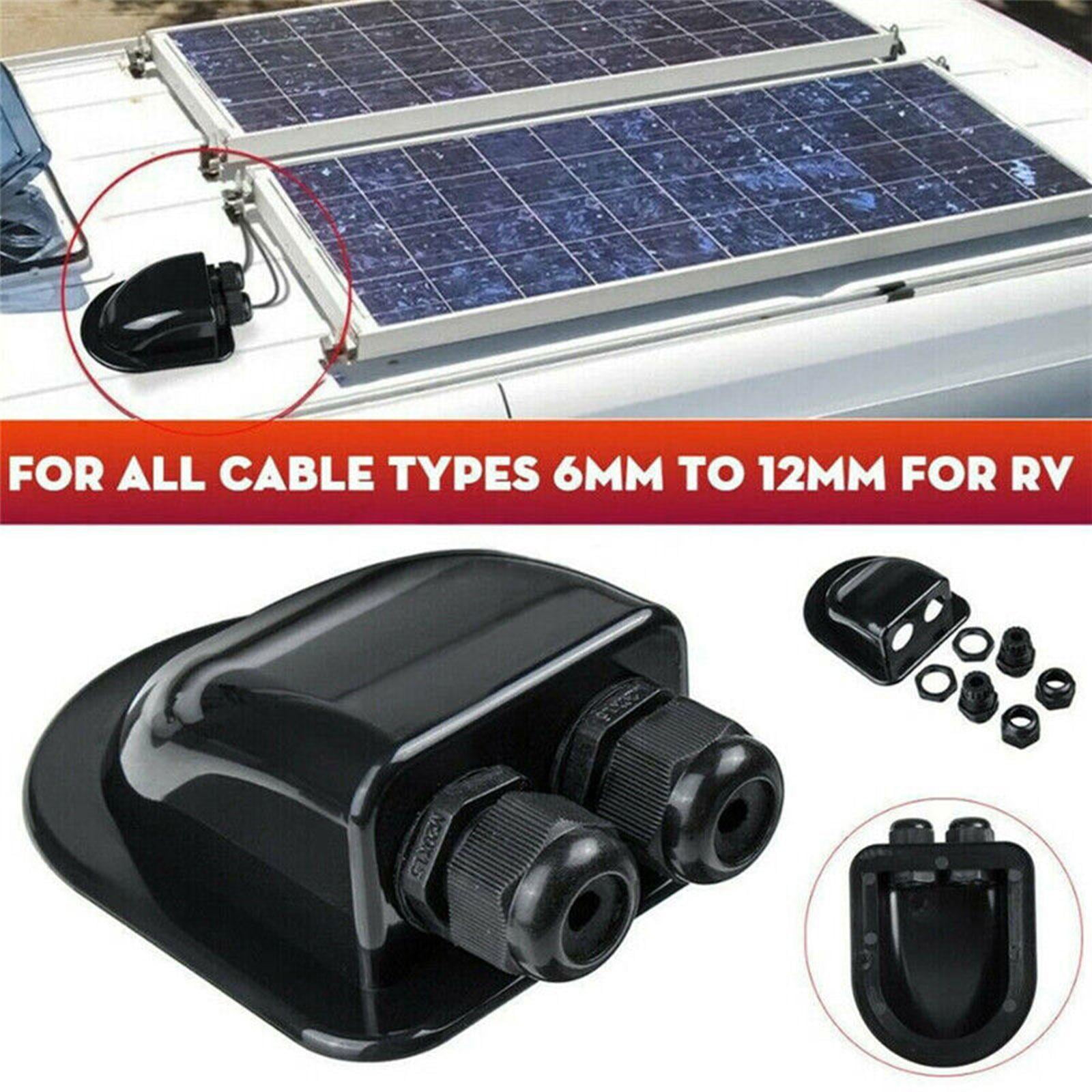 Misterolina DoubleSingle Cable Entry Gland Box Solar Panel Motorhome ...