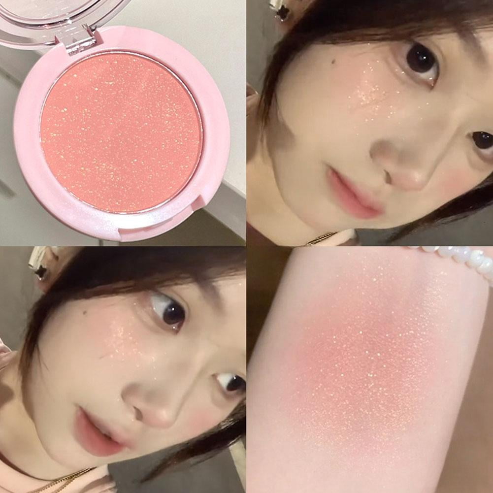 Misterolina Fine Shimmer Single Color Blush Matte Highlight Shimmer ...
