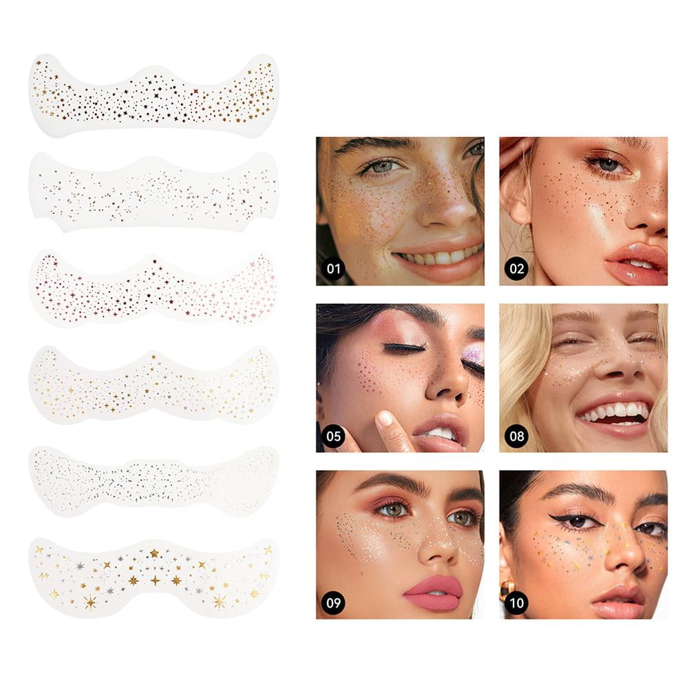 Misterolina Freckles Sticker Set Freckles Temporary Tattoo Stickers For ...
