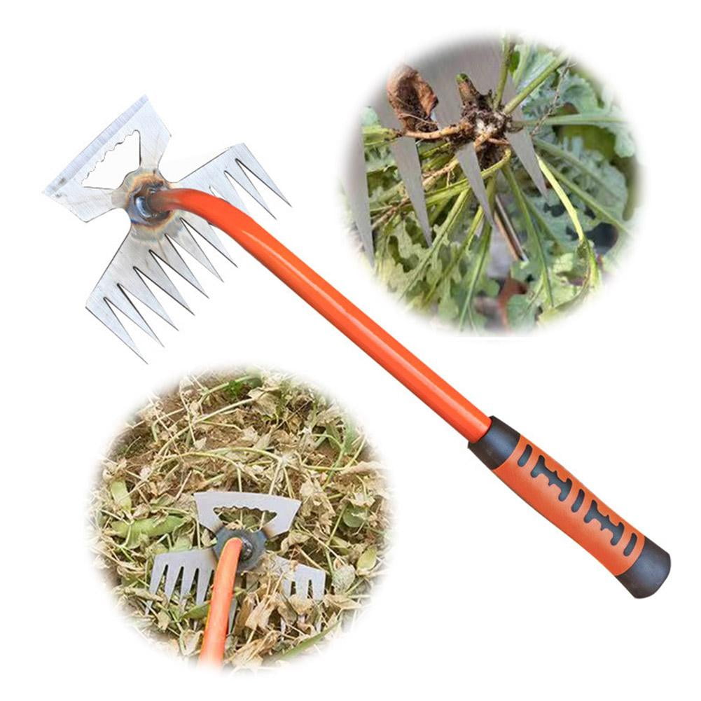 Misterolina Garden weeder Garden weeder Steel 5611 Teeth Weeder Root ...