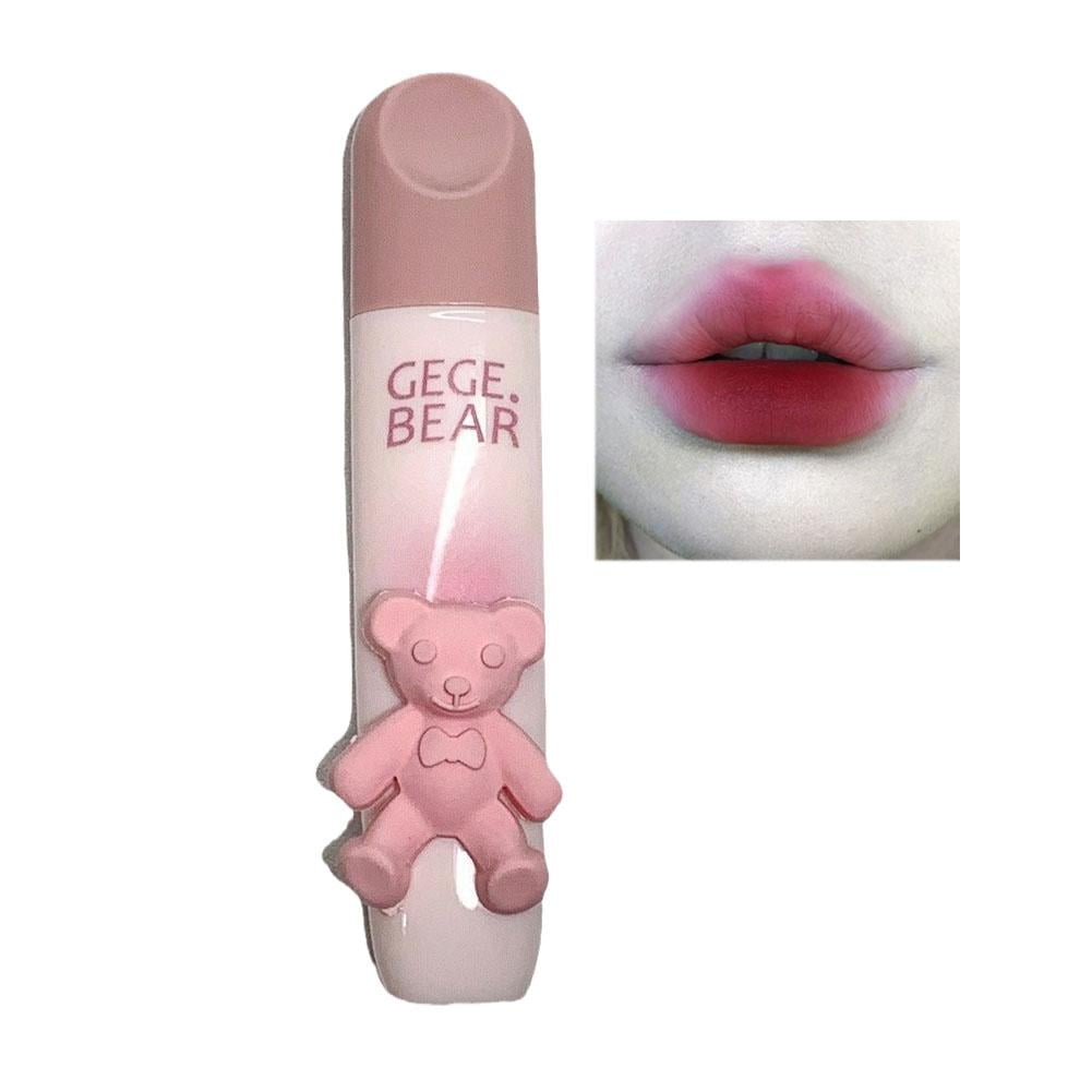 Misterolina Gegebea Gogo Bear Tender Color Lip Glaze Soft Mist Lip Mud Mist Matte Môi Gloss Milk ...