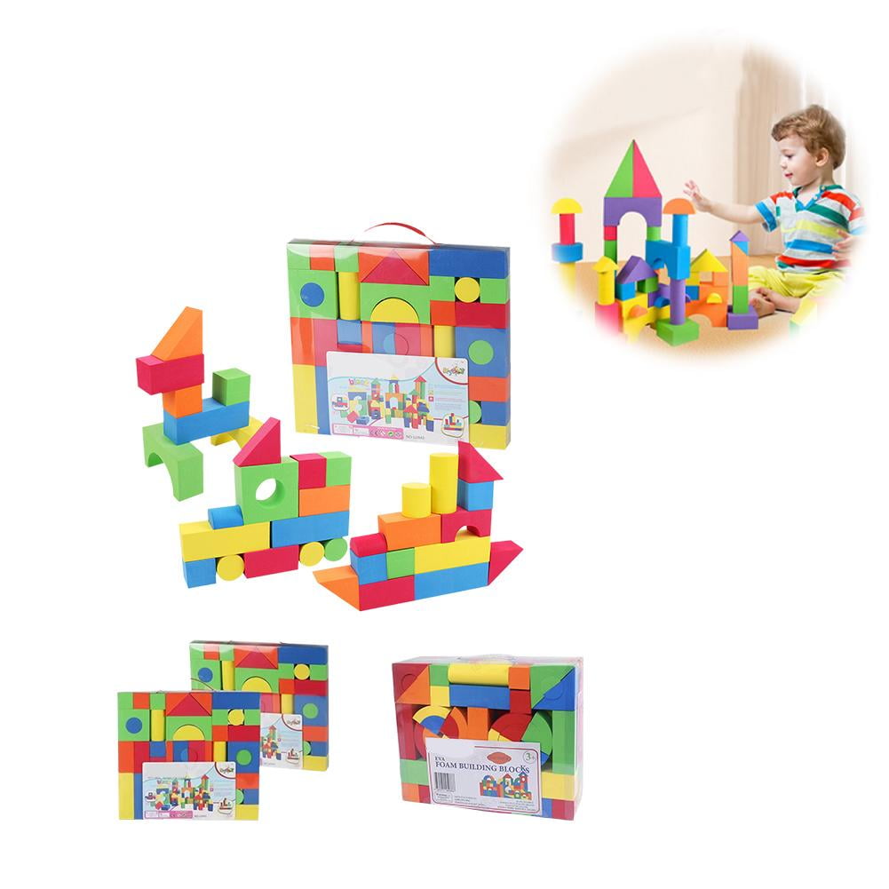Misterolina Large Foam Building Blocks For Toddlers 24 Years 138 Inch ...