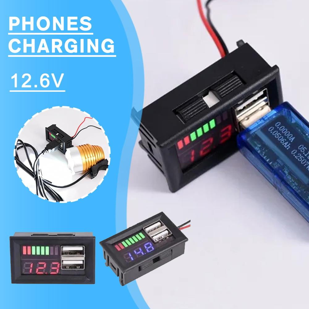 Misterolina Lead Acid Lithium Battery BMS Capacity Indicator Voltage ...