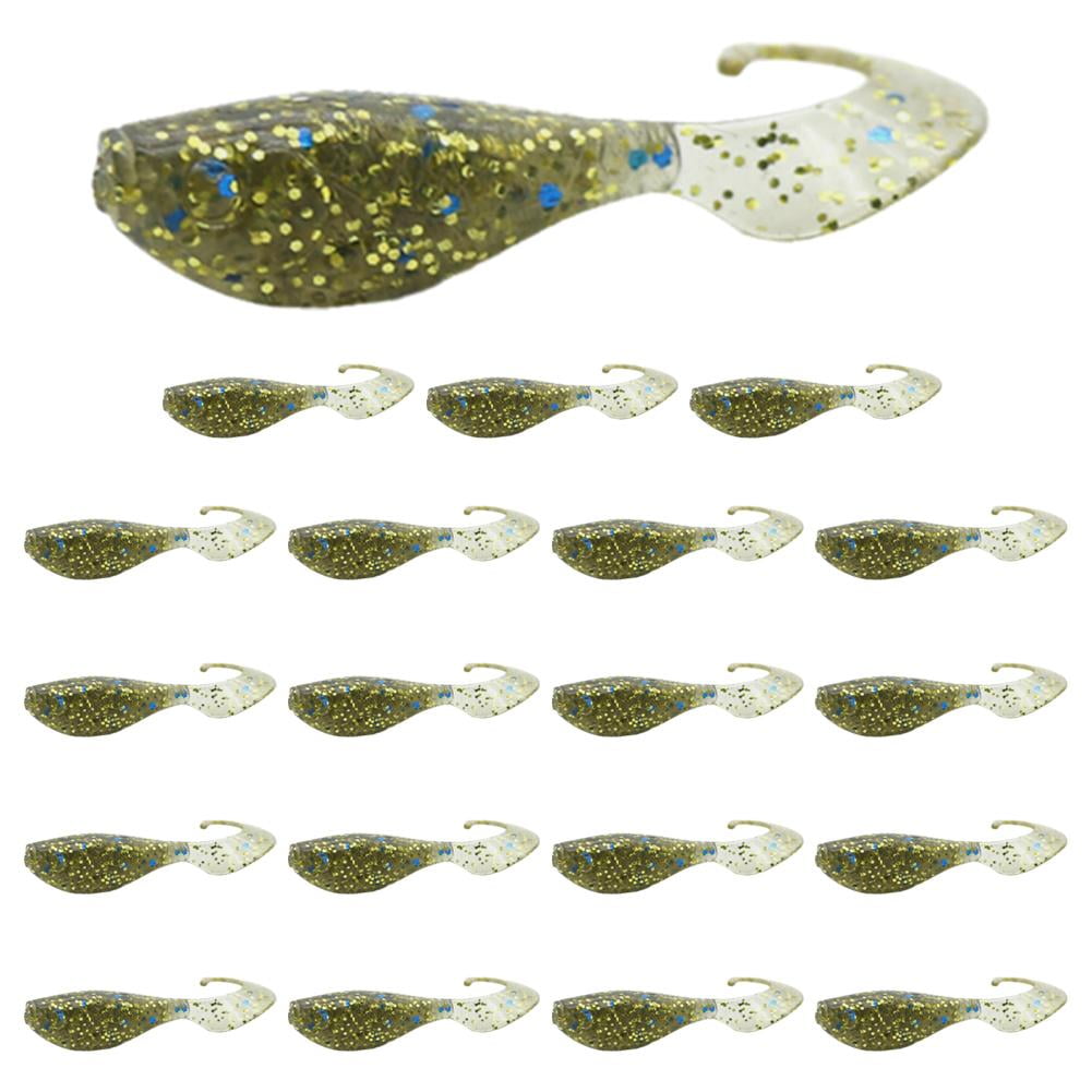 Misterolina Lure fishing bait Silation Soft Prawn Lure Hook Tale Bait ...