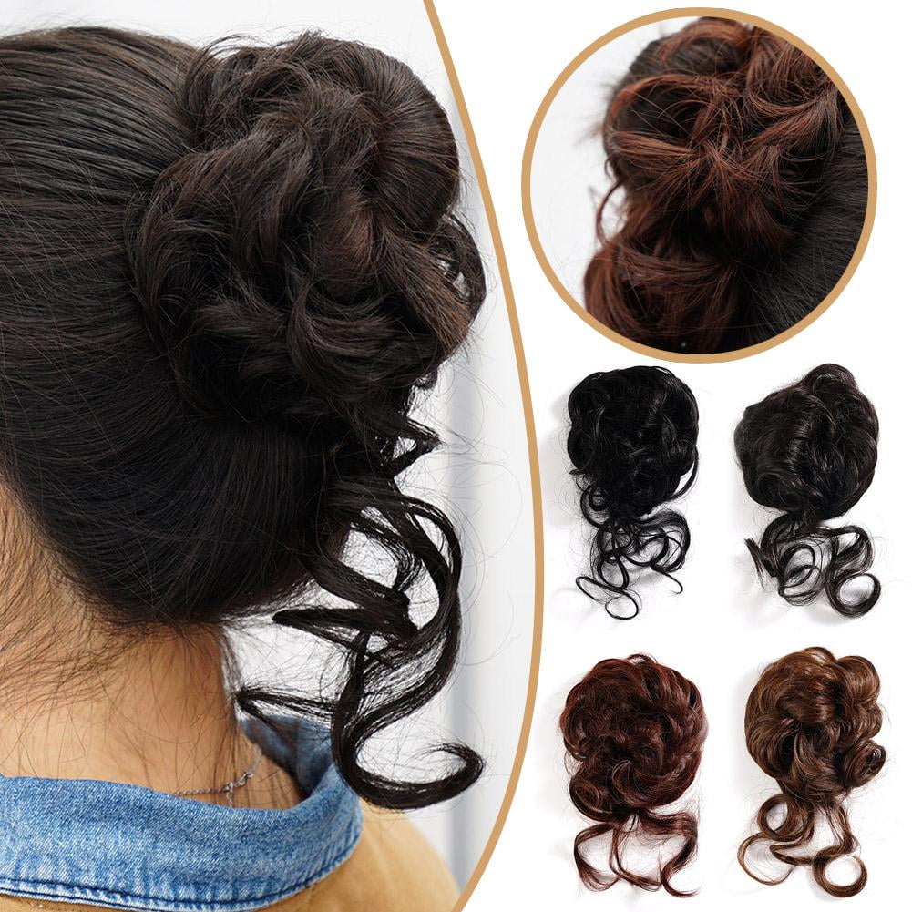 Misterolina Messy Bun Hair Piece Scrunchie Updo Wrap Hair Extensions ...