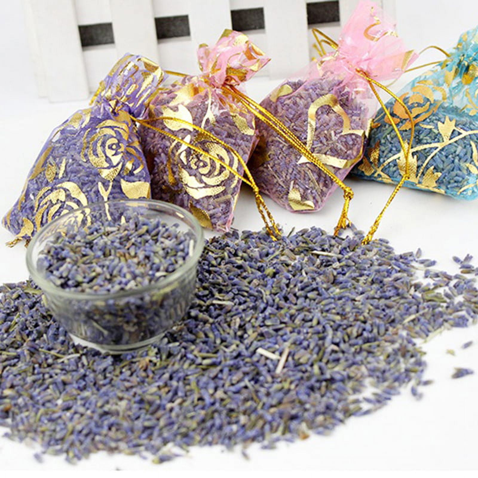 Misterolina Natural Dried Flowers Lavender Bud Flower Sachet Bag Fillin ...