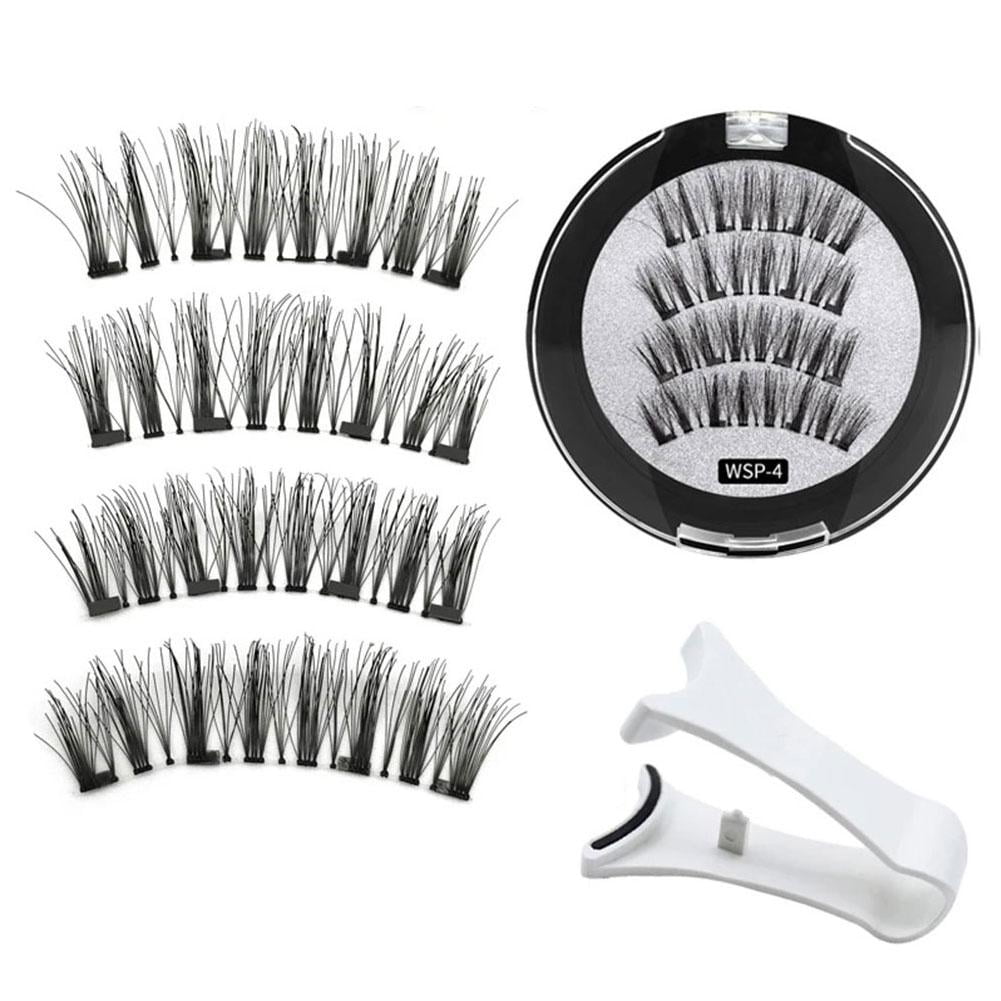 Misterolina Profional Magnetic False Eyelashes - Fake False Lashes Kit ...