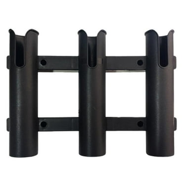 Removable 3 Tube Boat Fishing Rod Holder for Marine Kayak Side Mount ...
