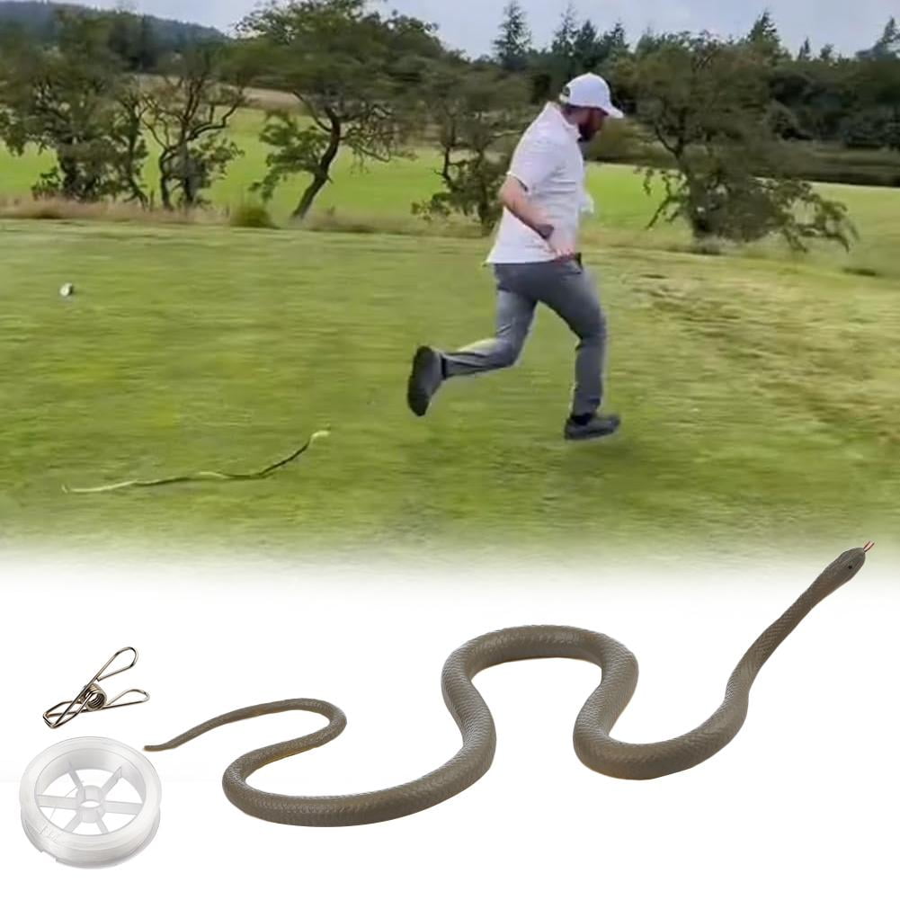 Misterolina Snake Prank with String Clip Tricks Snake on A String ...