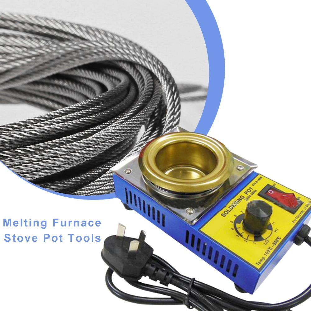Misterolina Stainless Steel Melting Furnace Stove Pot Tools Tin Dipping ...
