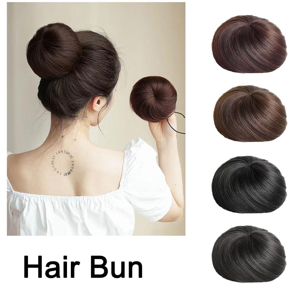 Misterolina Synthetic Chignon Donut Roller Hairpieces Elastic Blonde ...