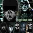 Halloween Snood WTACTFUL Scary Balaclava Bone Cosplay Costume Halloween ...