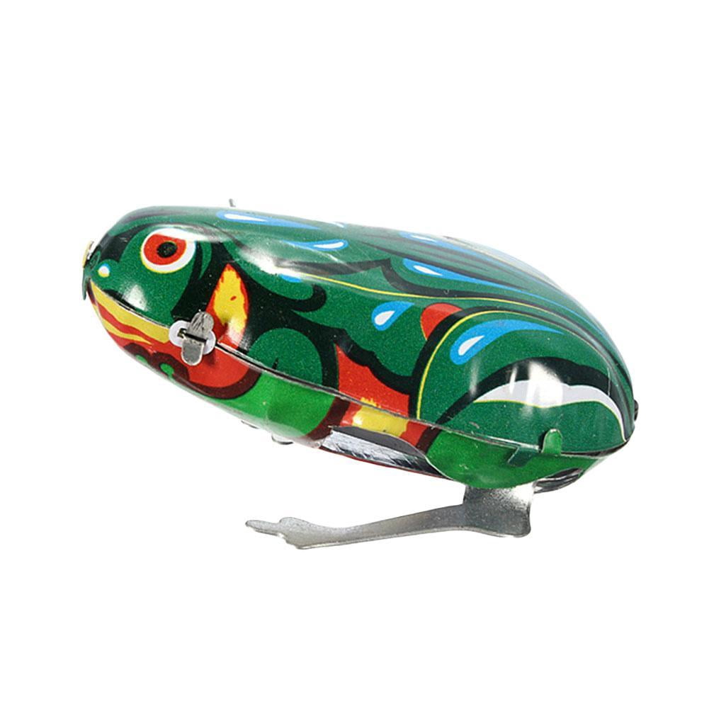Misterolina Vintage Wind Up Animal Jumping Frog Retro Classic Clockwork ...