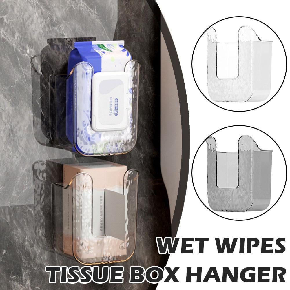 Misterolina Wall Mounted Wet Wipes Dispenser Clear Wet Tissue Box ...