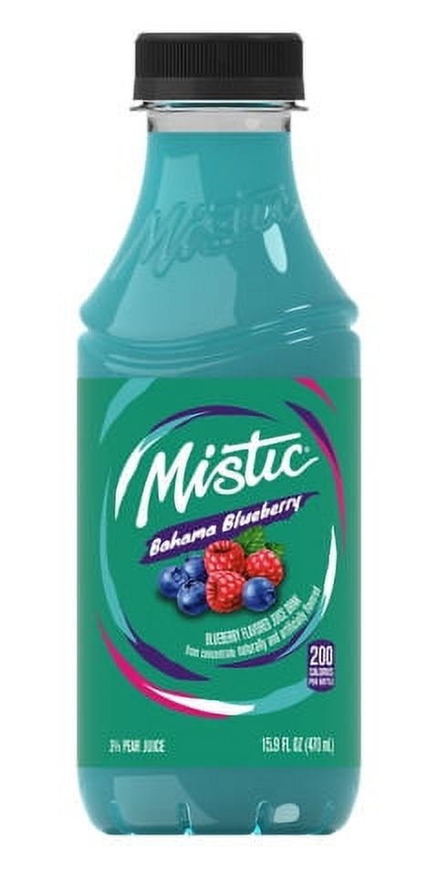 Mistic Bahama Blueberry Non-Alcoholic Fruity Juice Drink, 15.9oz - Pack ...