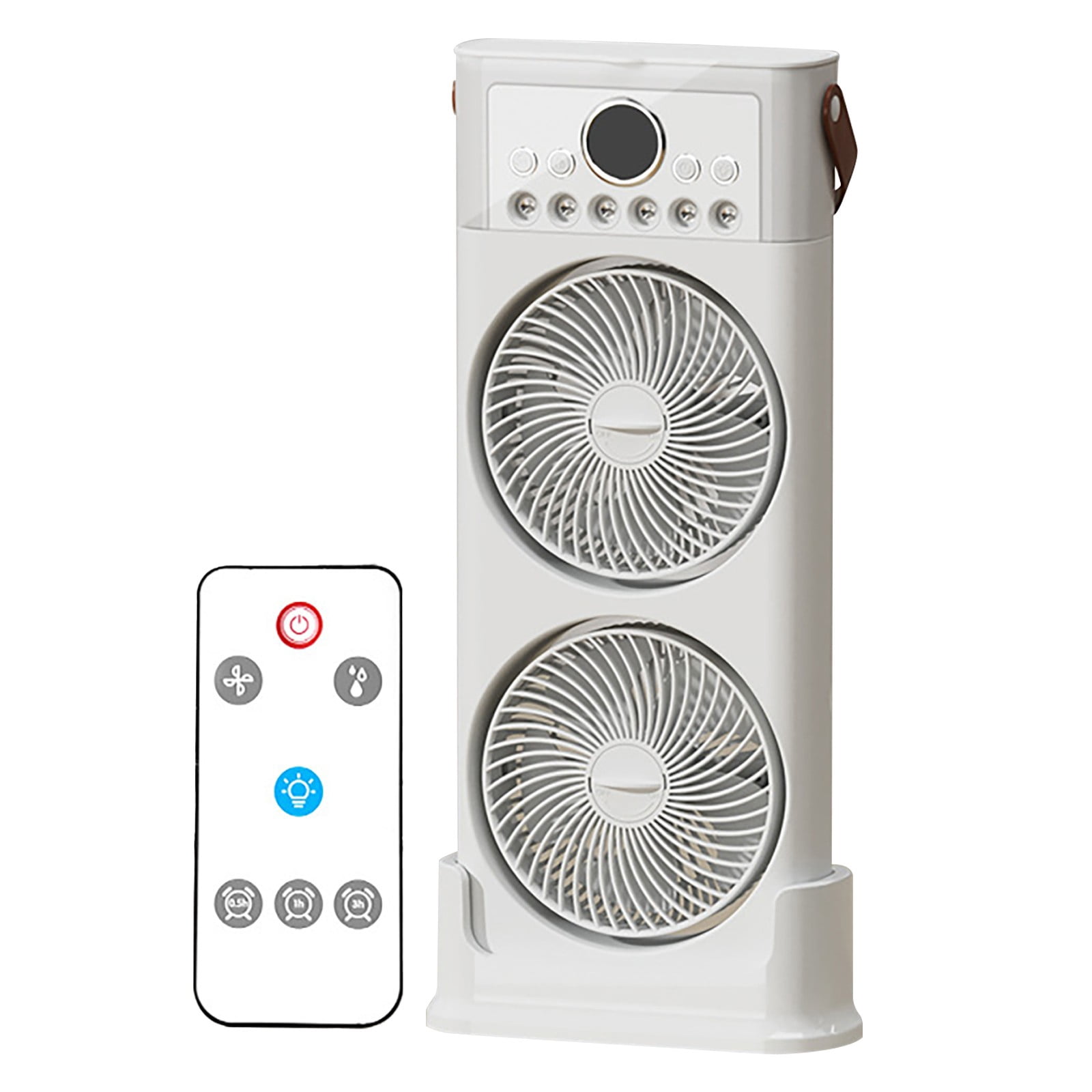 Misting Fan Portable - 2400mAh 6 Hole 19.29 Inch Battery Fan with Water ...