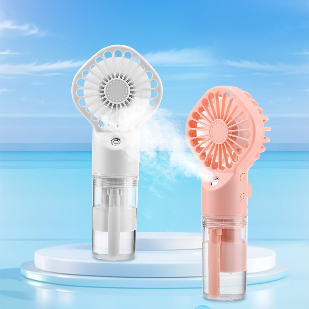 Misting Fan Portable Handheld Fan Mister, 800 mAh Water Mist fan ...