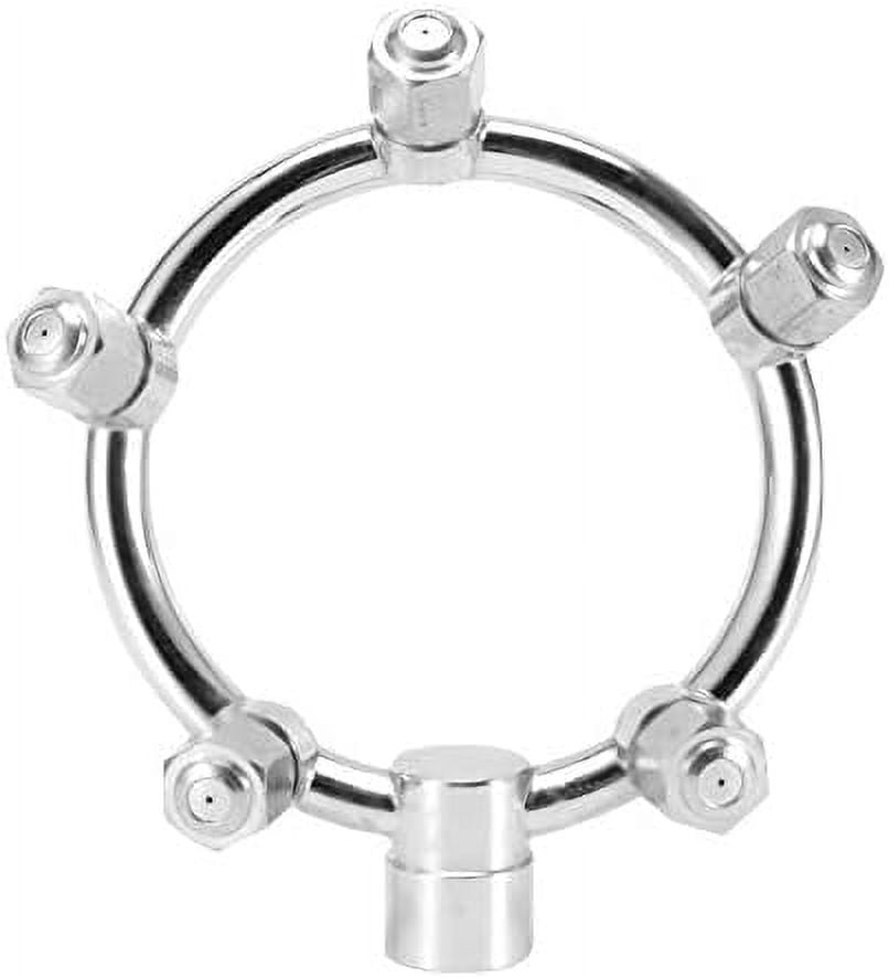 Misting Nozzle, G1/4 Female Thread Misting Nozzle 5 Head Circular ...