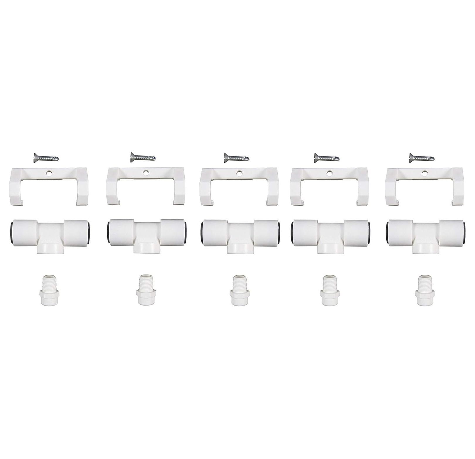 Misting Nozzle Tee Assembly 3/8" Push-in with Filter 1GPH 5 Pack ...