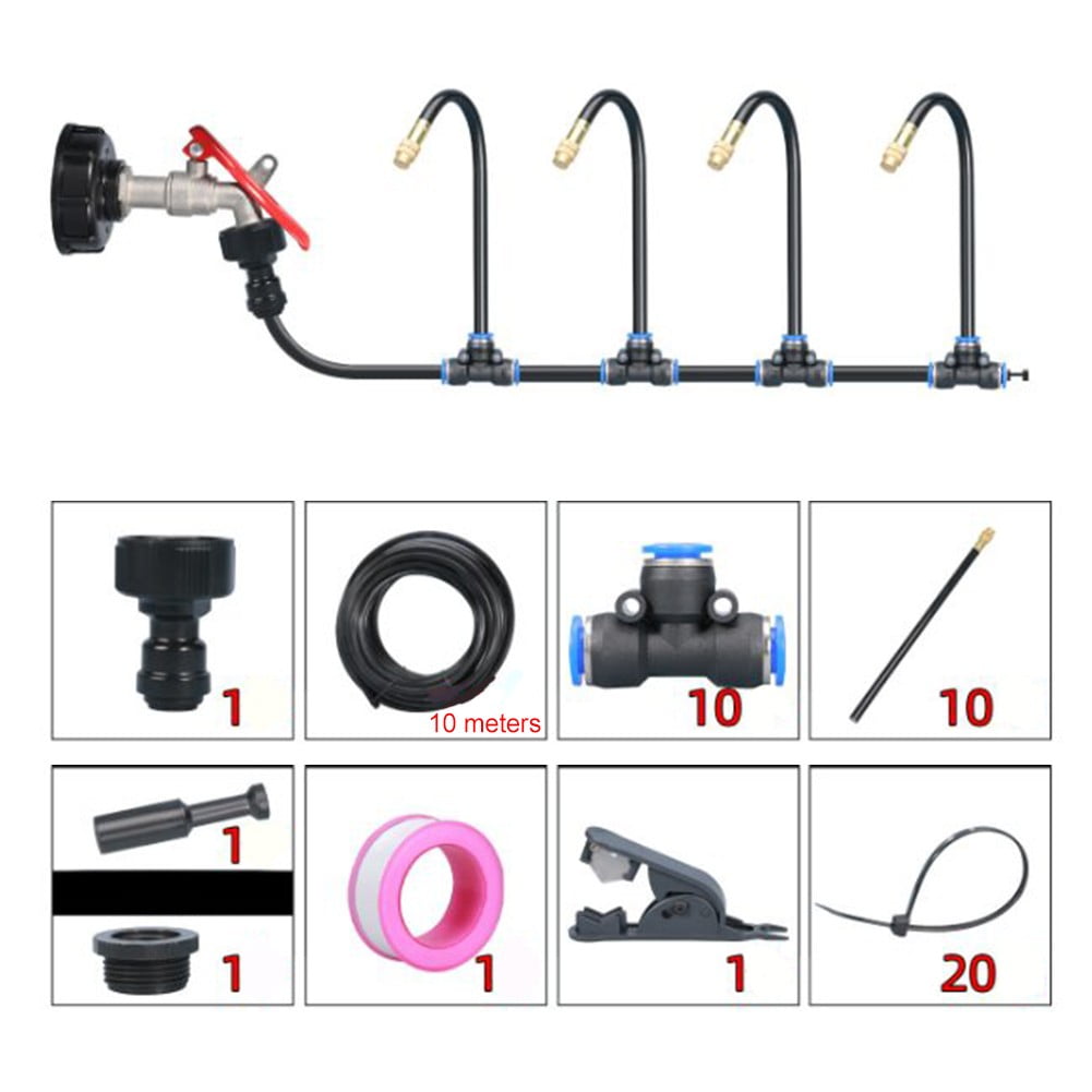 Misting Sprinkler System: Regulate Watering And Cooling Of Your Garden ...