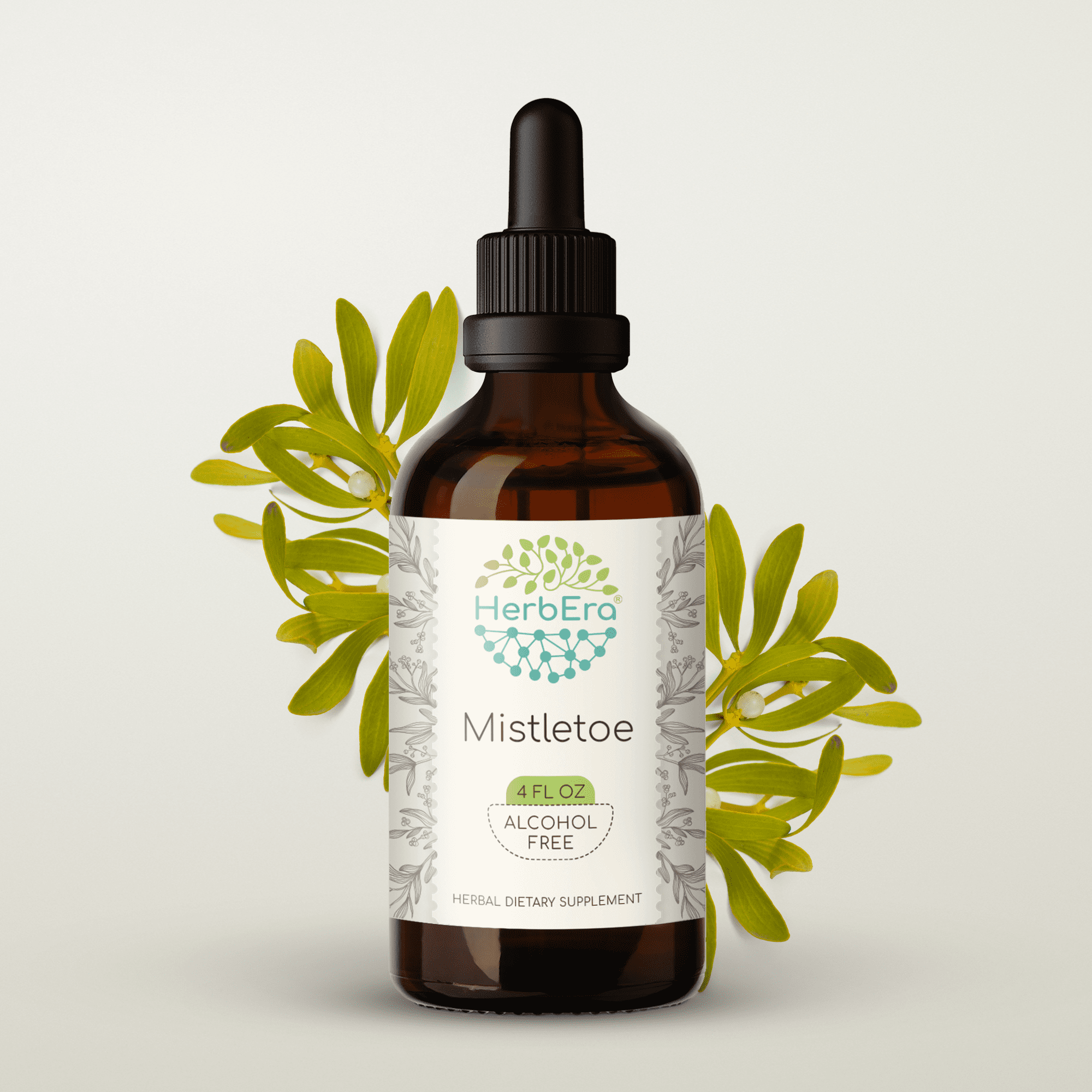 Mistletoe Alcohol-FREE Herbal Extract Tincture, Super-Concentrated ...