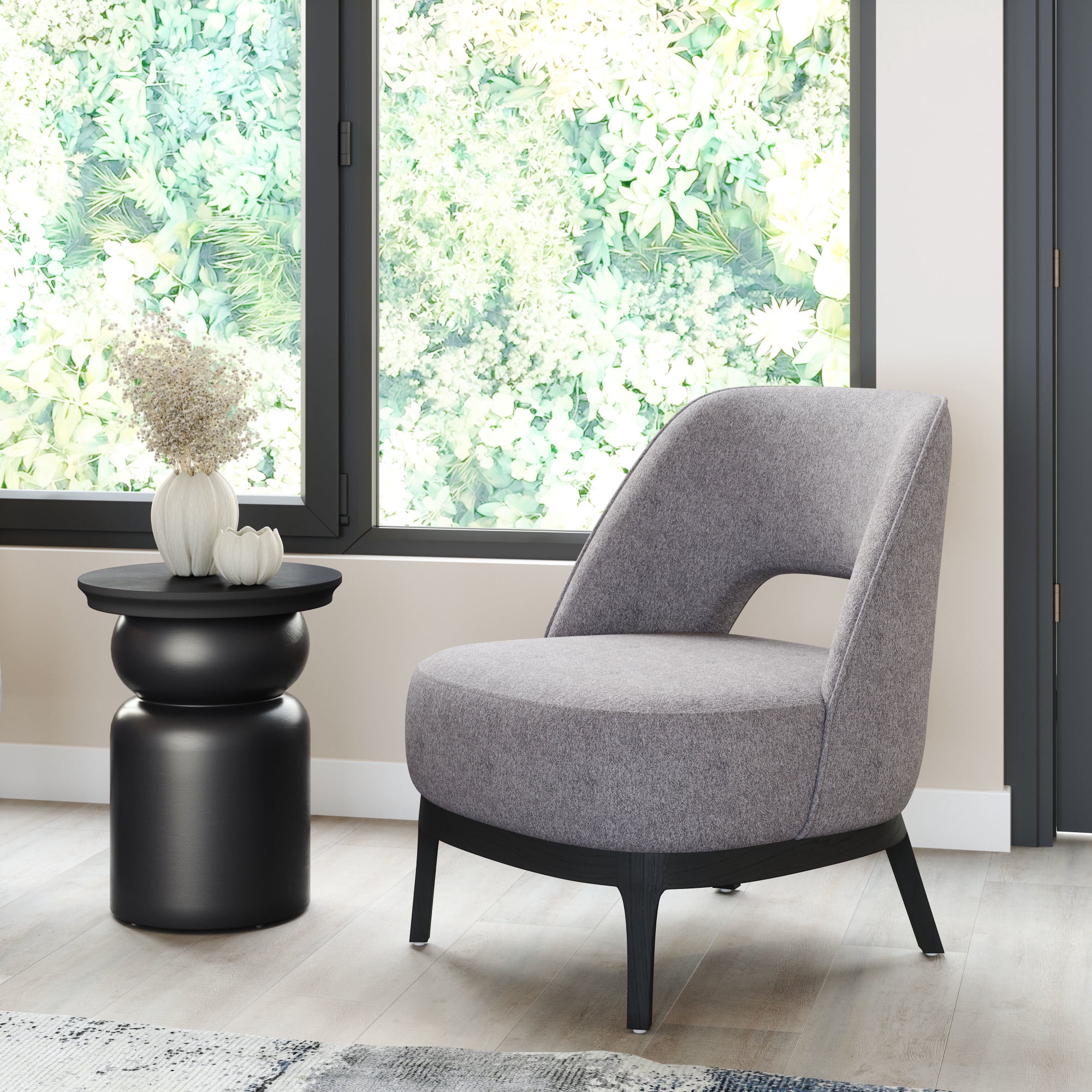 Mistley Accent Chair Gray - Walmart.com
