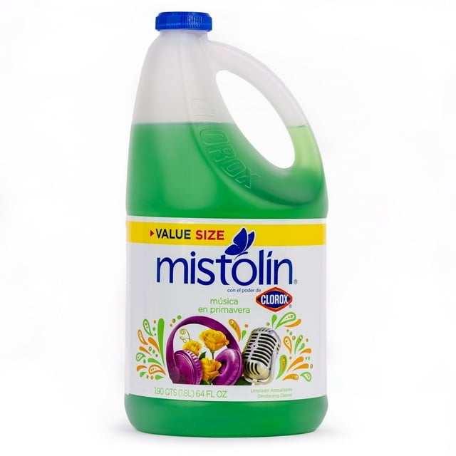 Mistolin Deodorizing Cleaner, Fragancia Musica En Primavera, 64oz ...