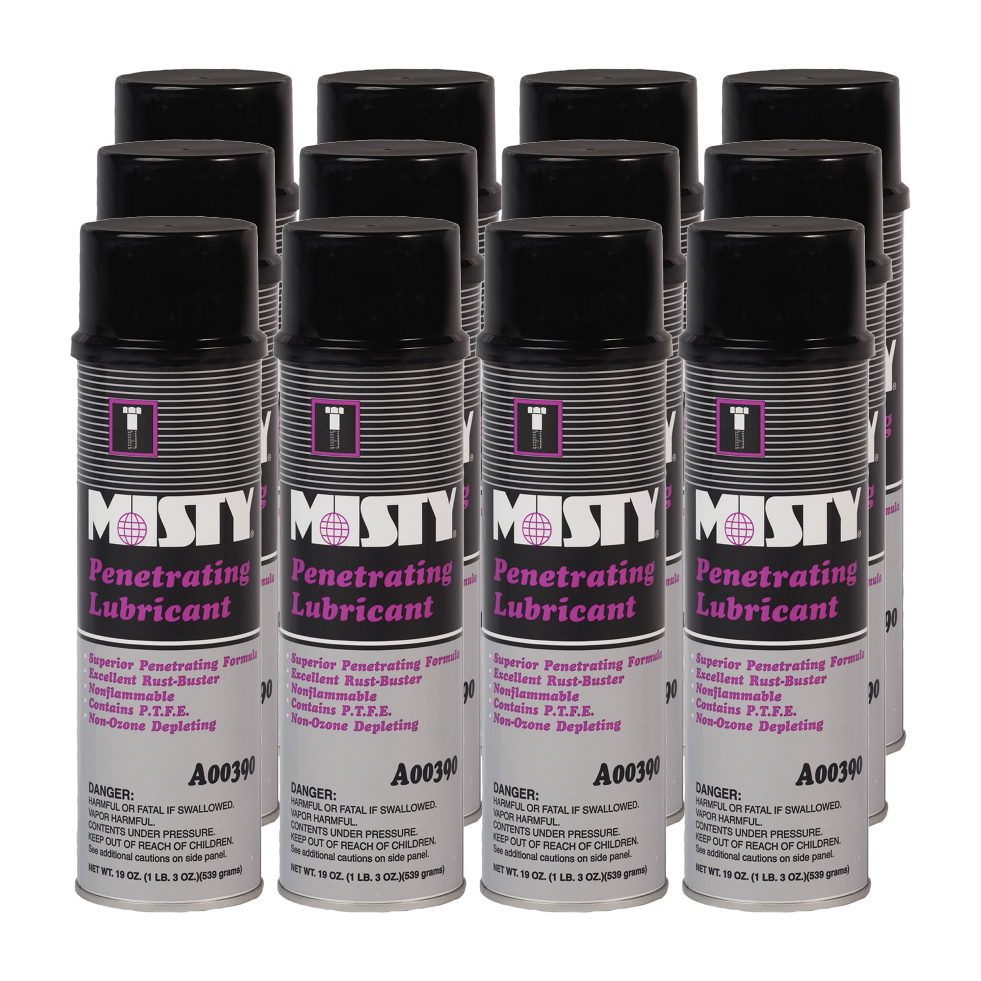 Misty Penetrating Lubricant - 19 oz (Case of 12) - 1002456 - Excellent ...