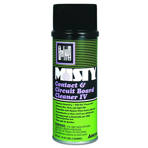 Misty AMR A369-16 10oz Contact and Circuit Board Cleaner IV, Aerosol ...