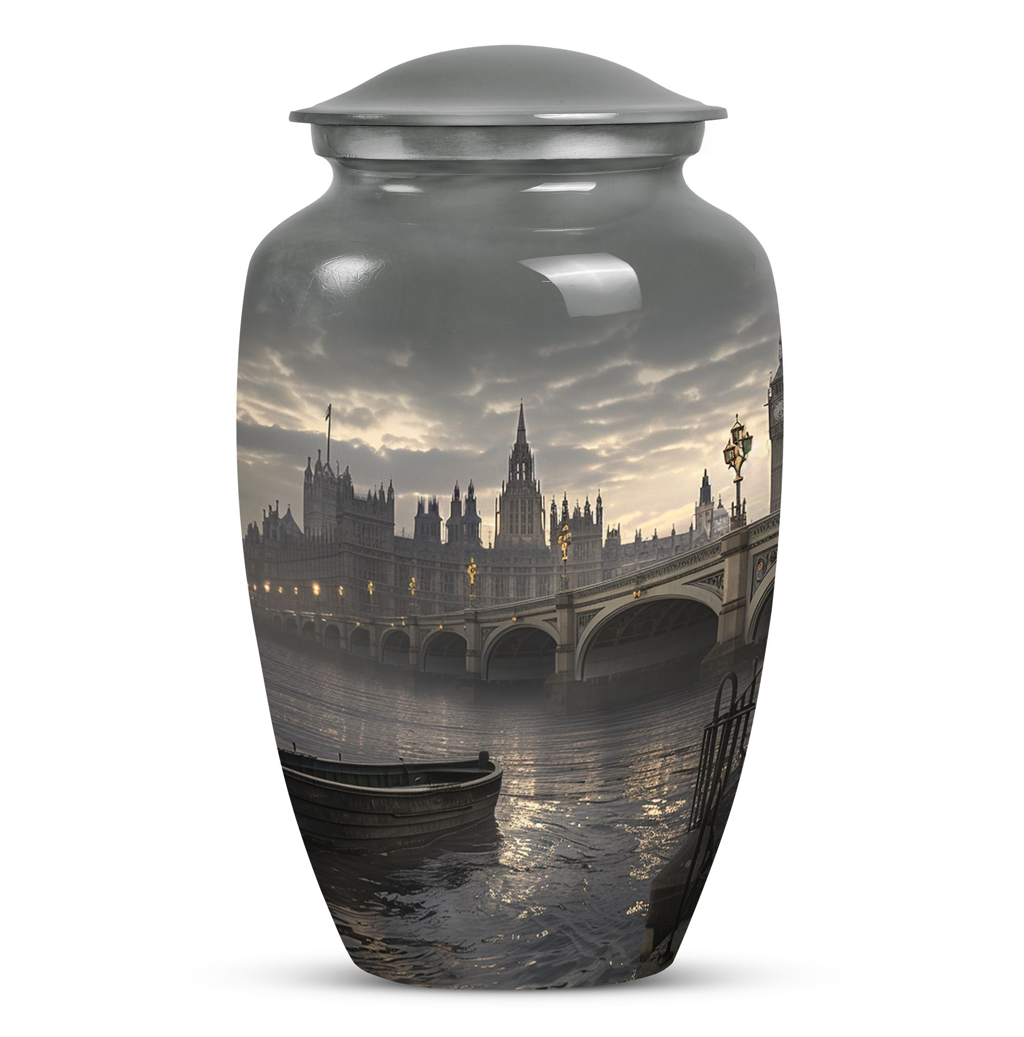 Misty Dawn over Westminster - Unique Large Outdoor Urn for Adult Ashes ...