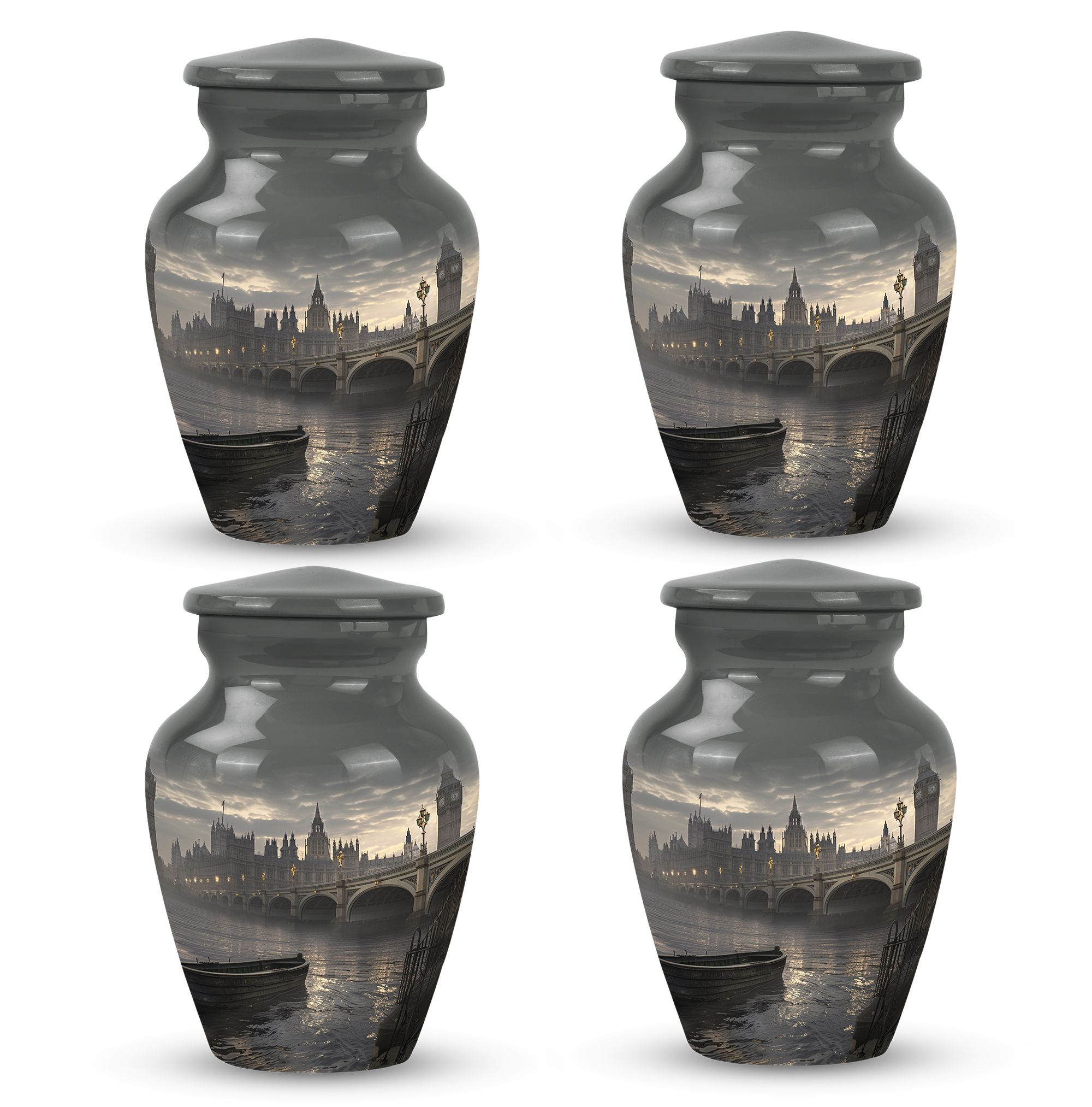 Misty Dawn over Westminster - Unique Mini Keepsake Urn for Adults ...