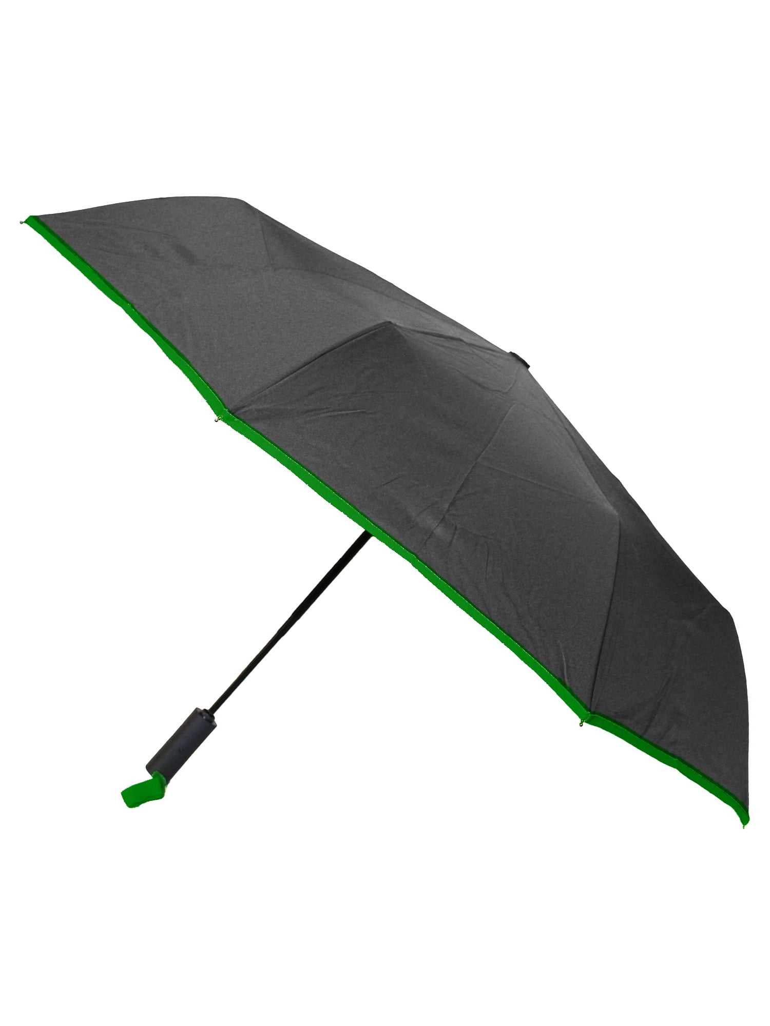Misty Harbor 3-Sec Auto Open & Close Rain Umbrella Gray Green - Walmart.com