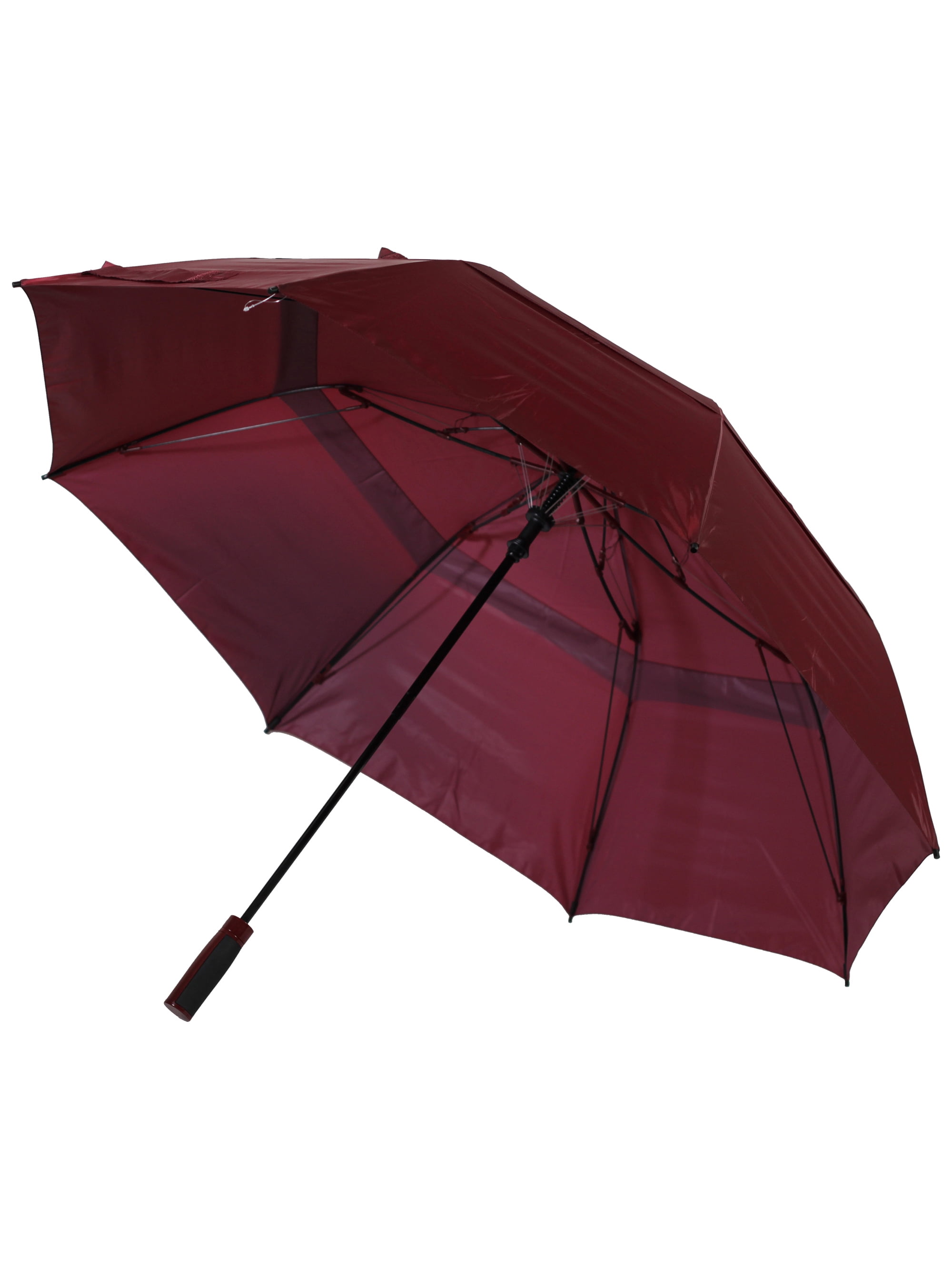 Misty Harbor Automatic Open Two Person Umbrella Burgundy - Walmart.com