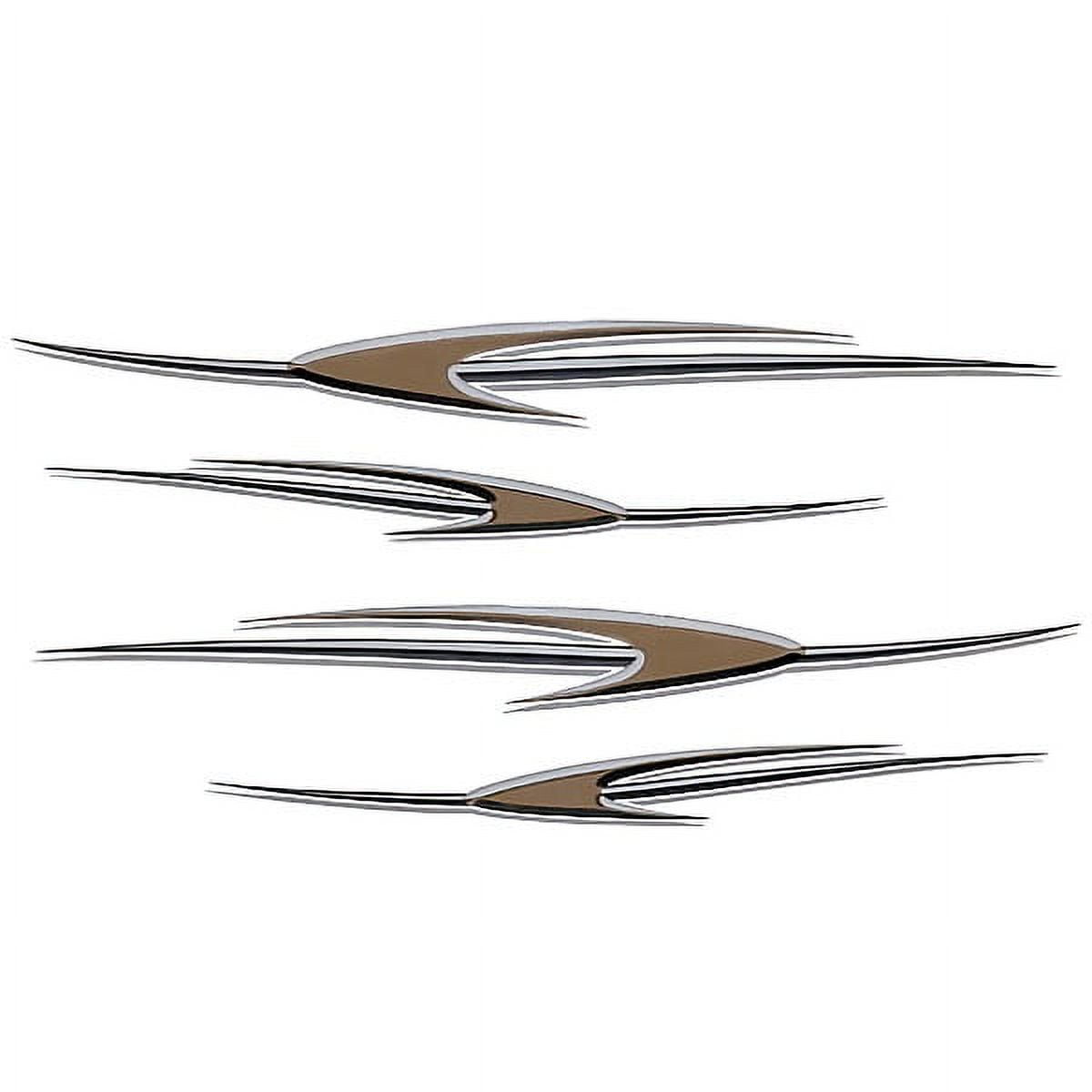 Misty Harbor Boat Decals 140508 | Metallic Gray Tan (Set of 4 ...