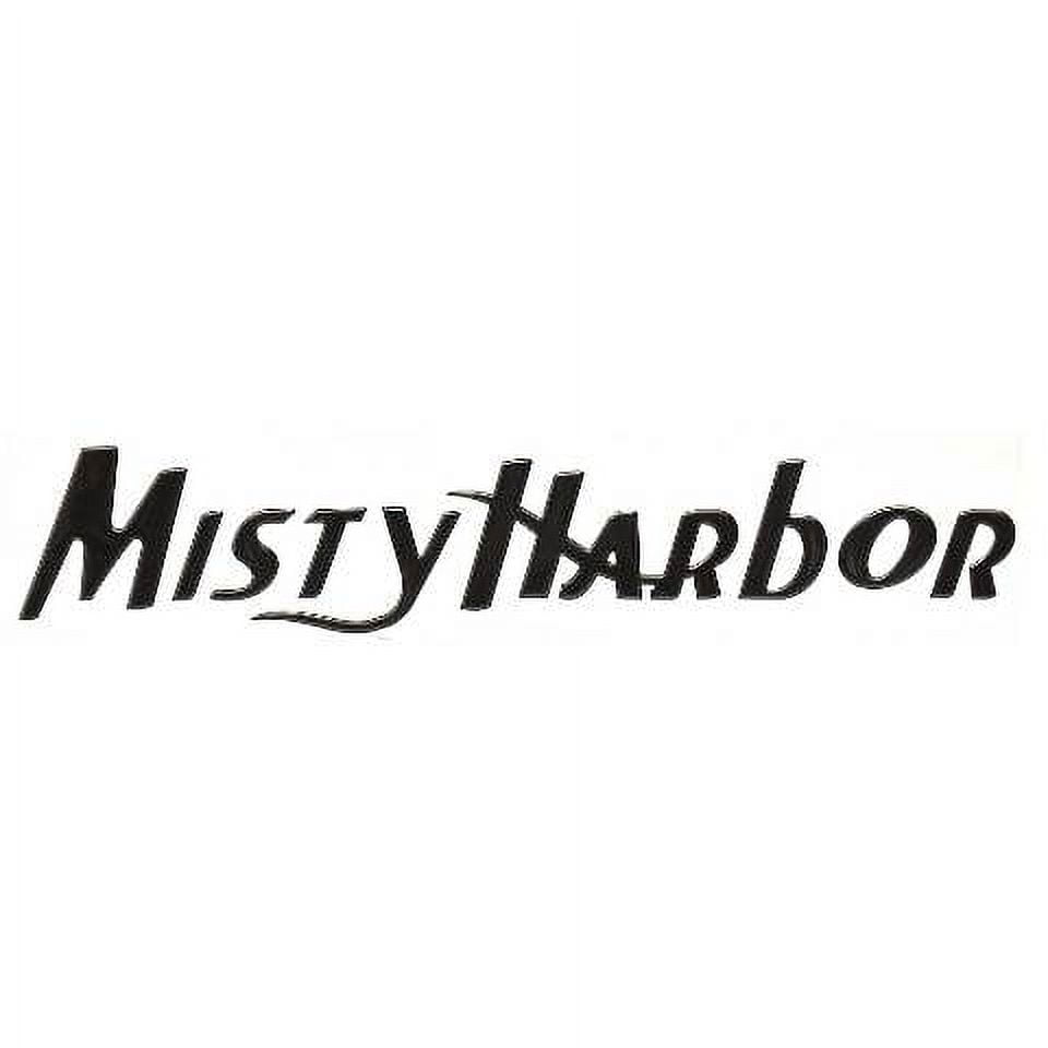 Misty Harbor Boat Raised Decal 002120-B | 25 1/4 x 5 Inch Black Silver ...